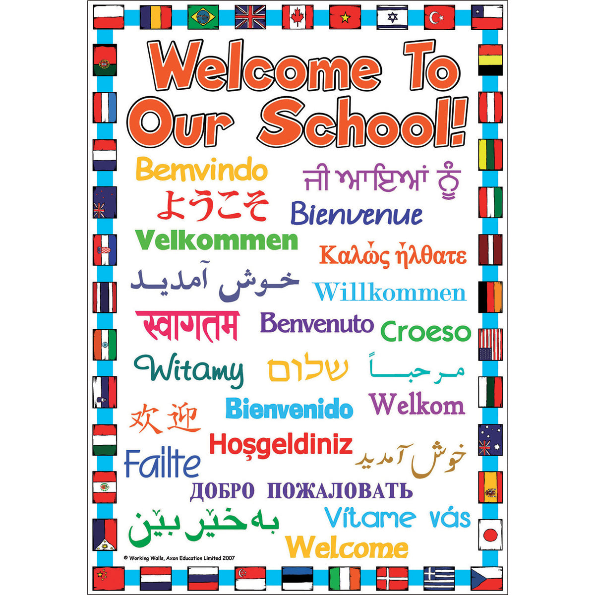 Welcome to Our School Poster – Eduzone Ltd