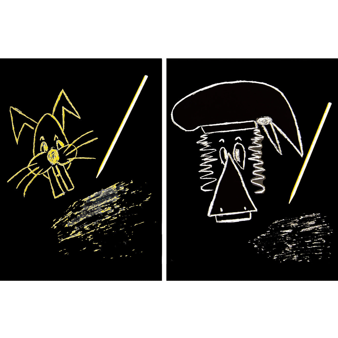 Gold & Silver Scratch Art – Eduzone Ltd