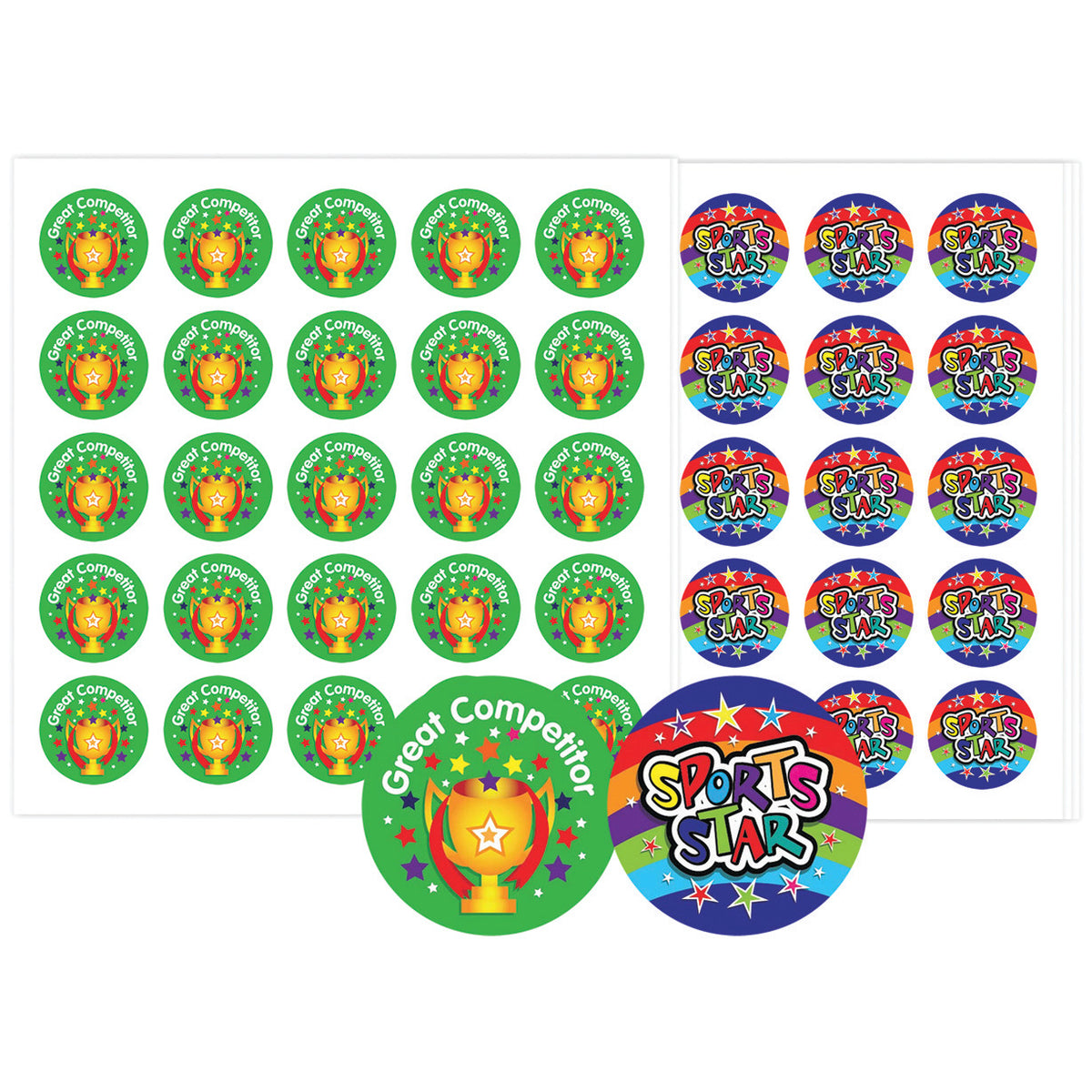 Sports Day Stickers – Eduzone Ltd