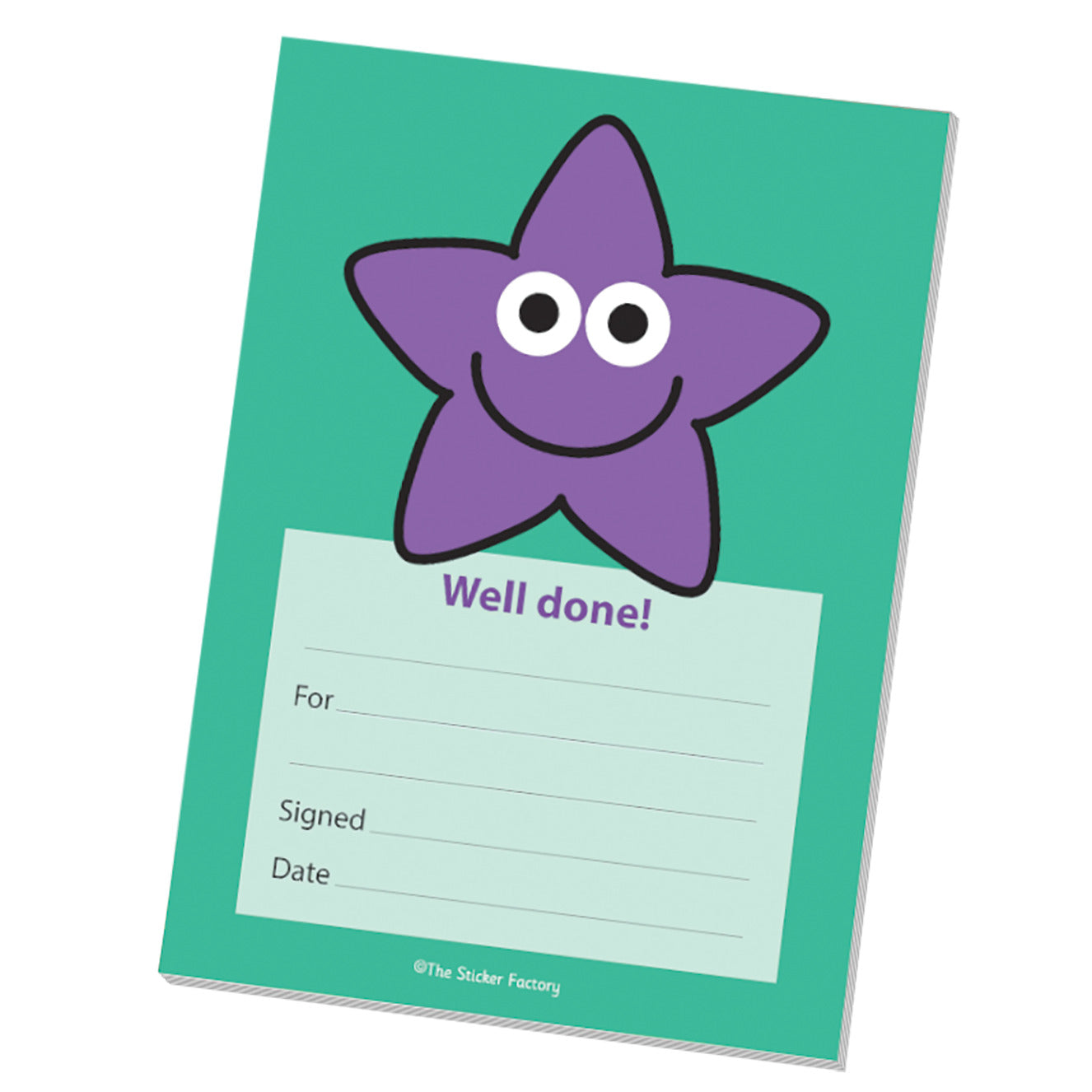 Well Done Purple Star Note Pad – Eduzone Ltd