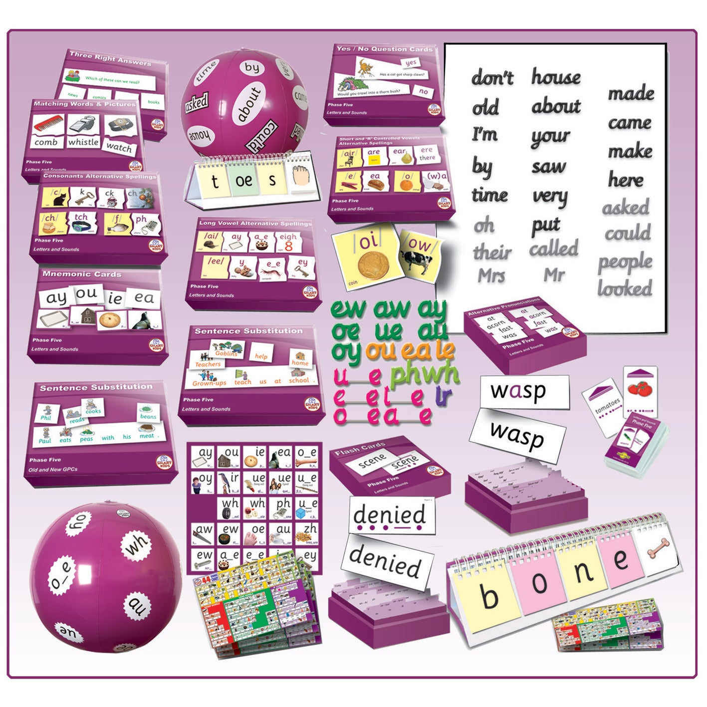 Smart Phonics Letters and Sounds Kits Phase 5 – Eduzone Ltd